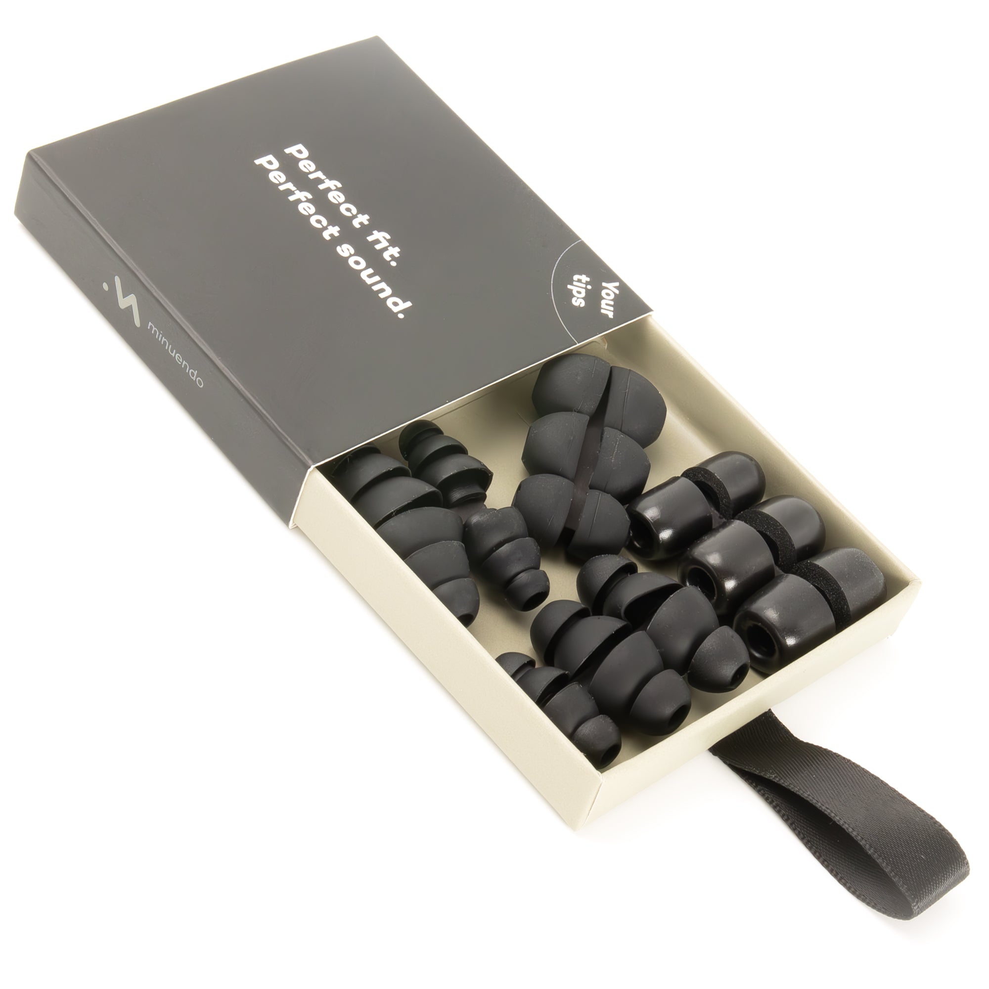 Premium Ear Tip Variety Pack – 11 Pairs – Minuendo